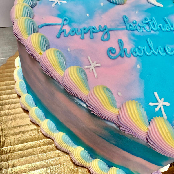 Double Layer 9" Heart Shaped Cake "Lover Smear" - Dorothy Ann Bakery & Cafe