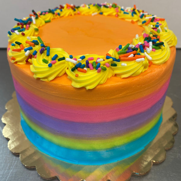 "Fun Fun" Smear Frosted Cake - Dorothy Ann Bakery & Cafe