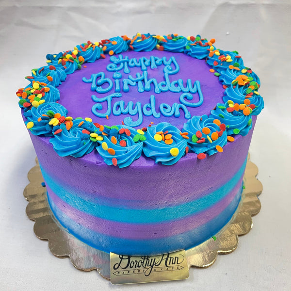 Smear Celebration Round Cake - Dorothy Ann Bakery & Cafe