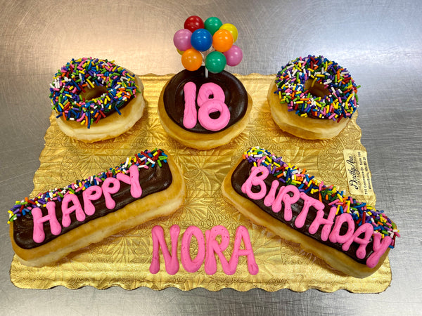 Happy Birthday Donut Board - Dorothy Ann Bakery & Cafe