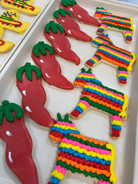 Cinco de Mayo Decorated Cookies - Dorothy Ann Bakery & Cafe